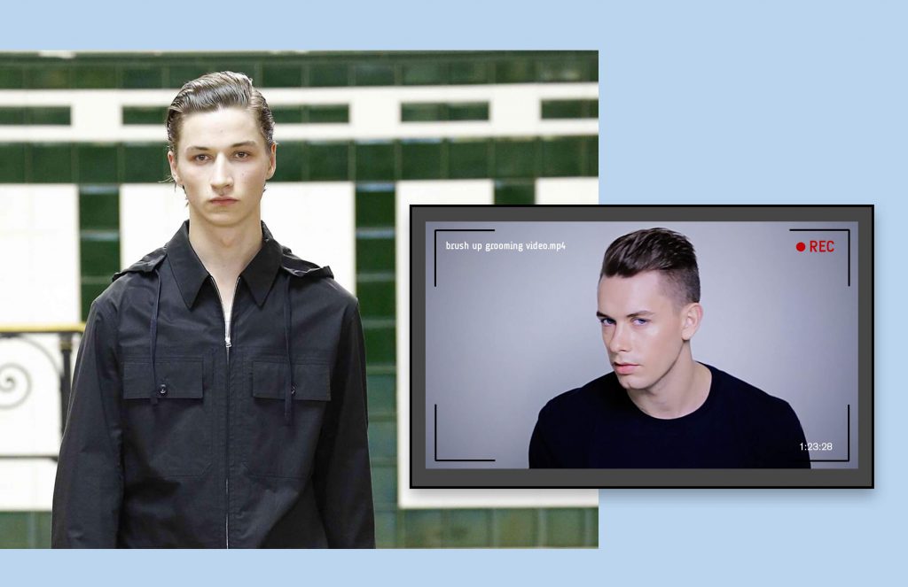 How to get the sleek brush up hairstyle - Garage