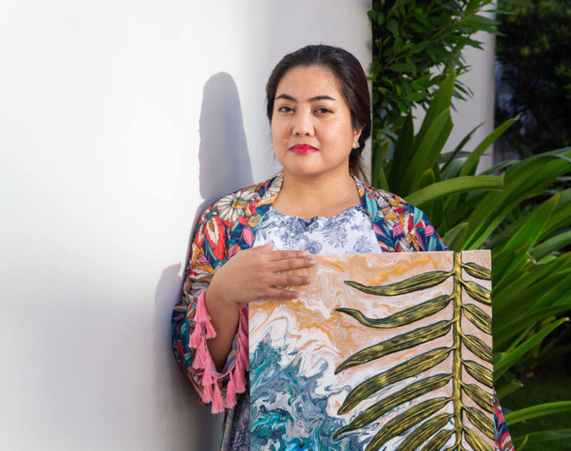 LOOK: Christine Sioco is the latest artist-in-residence at Crimson ...