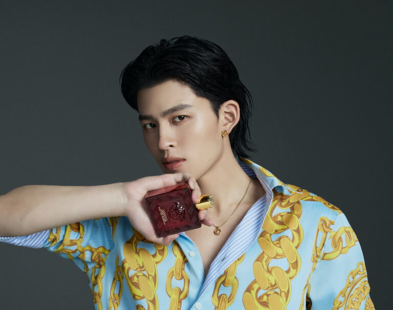 Pond Naravit’s star power meets Versace’s signature scents - Garage